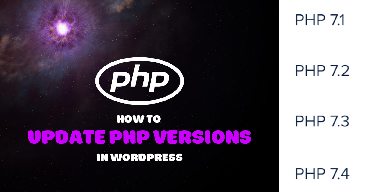 How To Update Php Versions In Wordpress Eg Php 74 9876