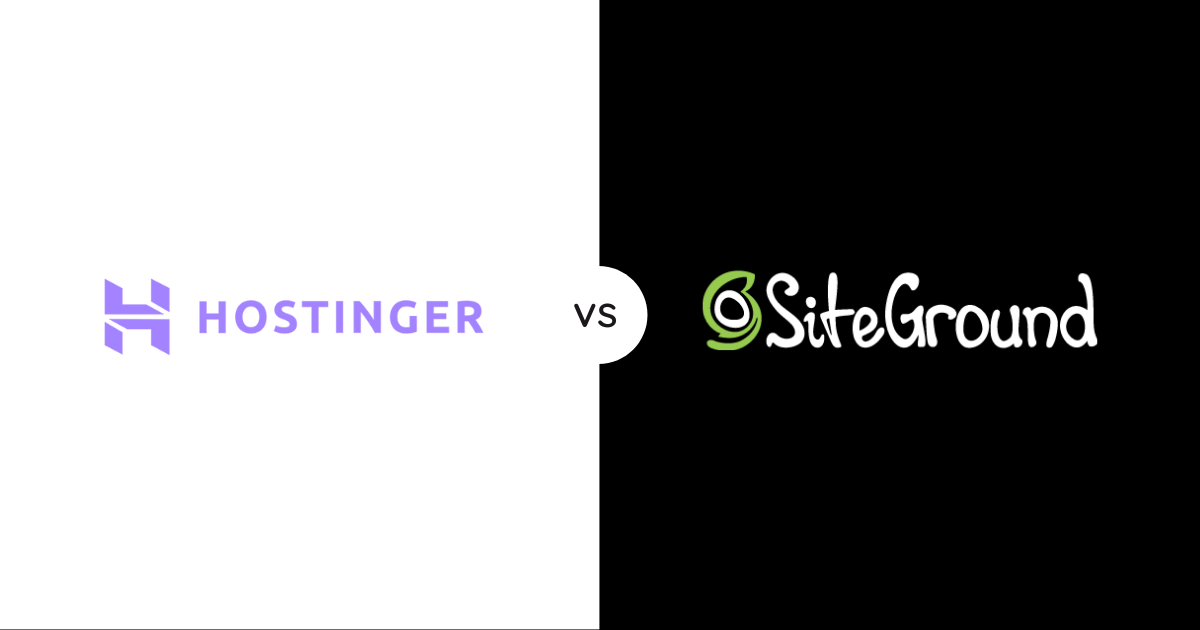 Siteground Vs Hostinger: Ultimate Hosting Showdown 2025 2025